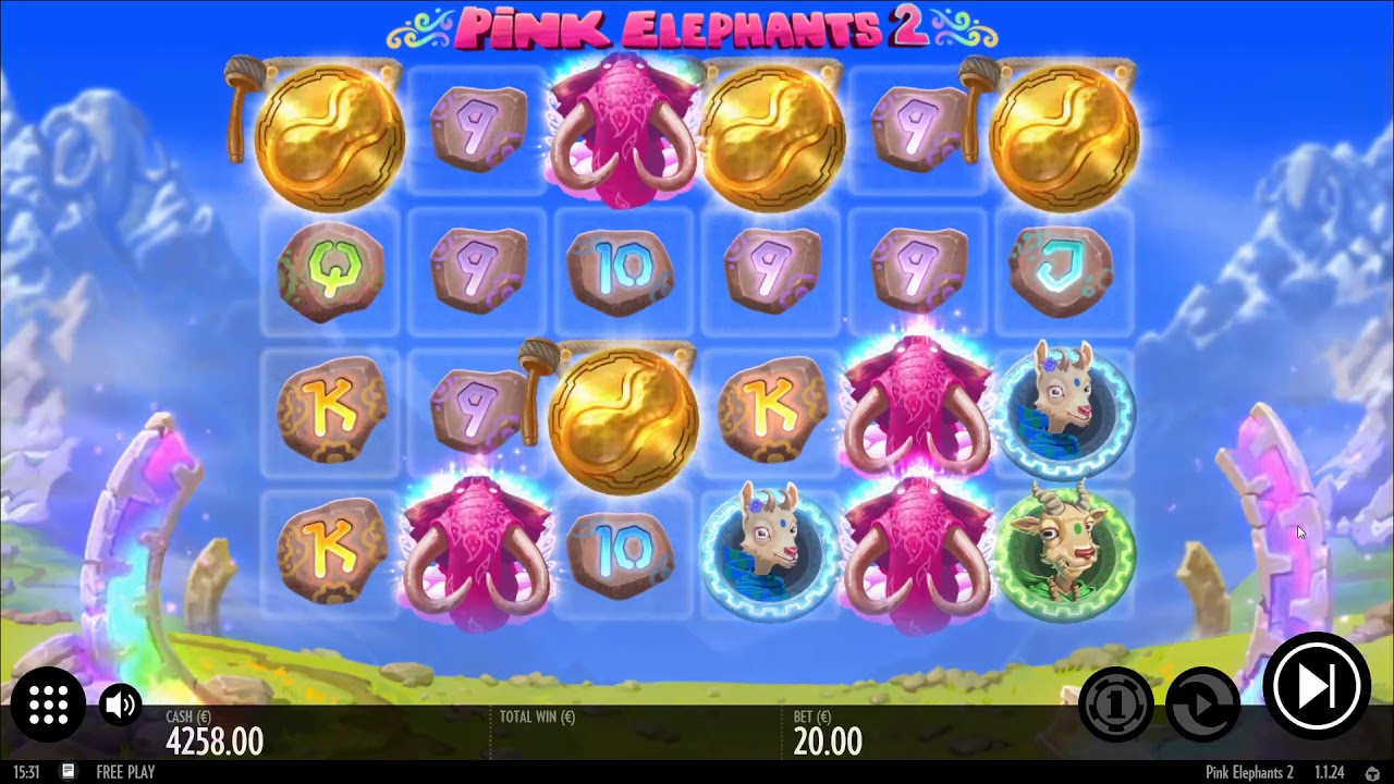 Pink Elephants 2 Slot Gameplay - YouTube