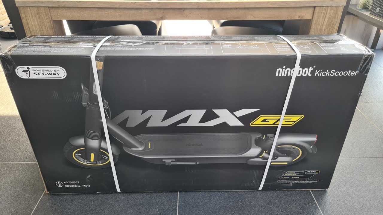 Segway Ninebot Max G2 quick unboxing - YouTube