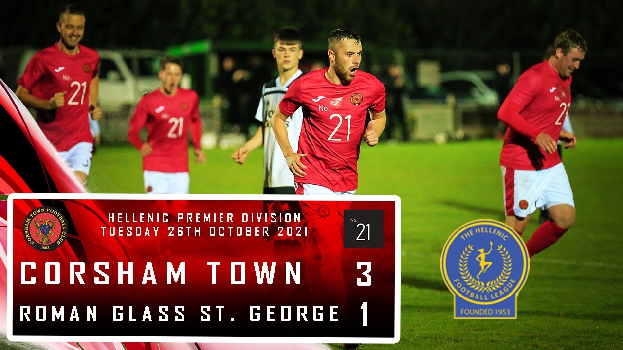 Corsham Town FC 3 V 1 Roman Glass St. George FC - Hellenic Premier ...