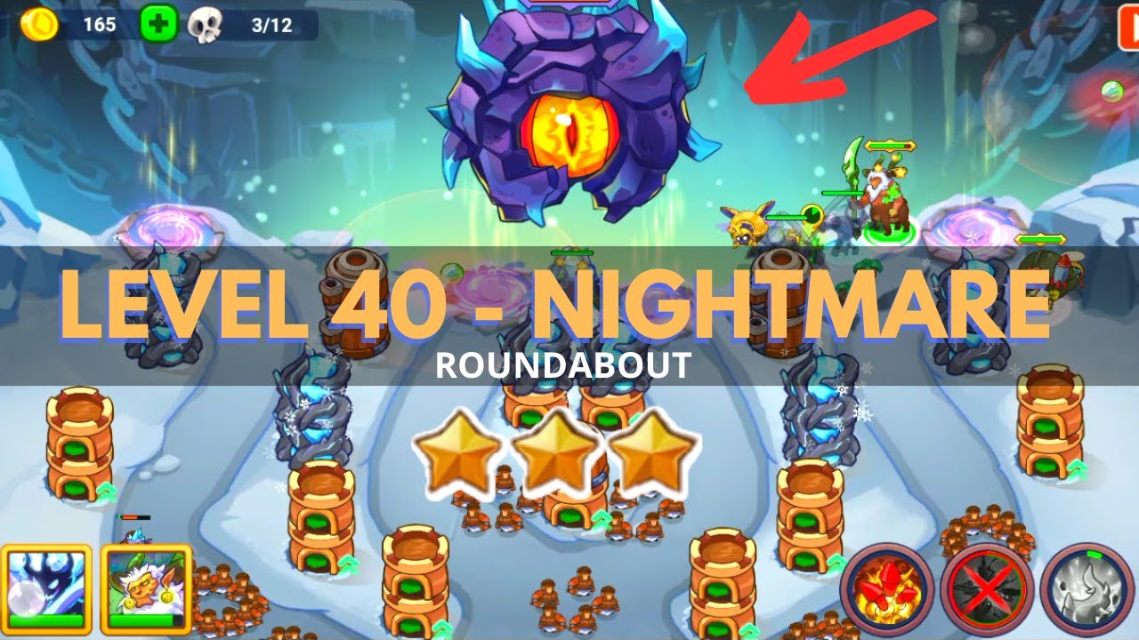 King of Defense 2: Level 40 NIGHTMARE / ROUNDABOUT / GAMEPLAY GUIDE ...