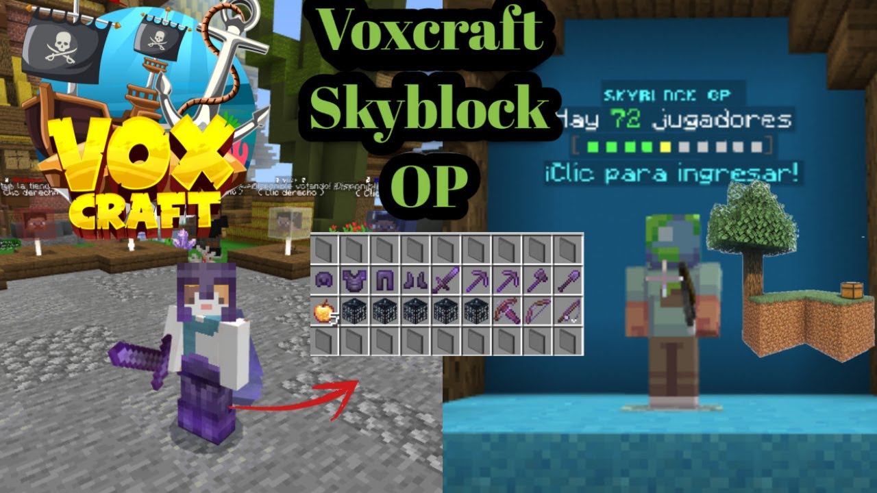 El Mejor server de Skyblock-OP [Voxcraft Network] - YouTube