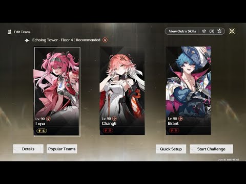 Wuthering Waves: Lupa, Brant, Changli speed run - YouTube