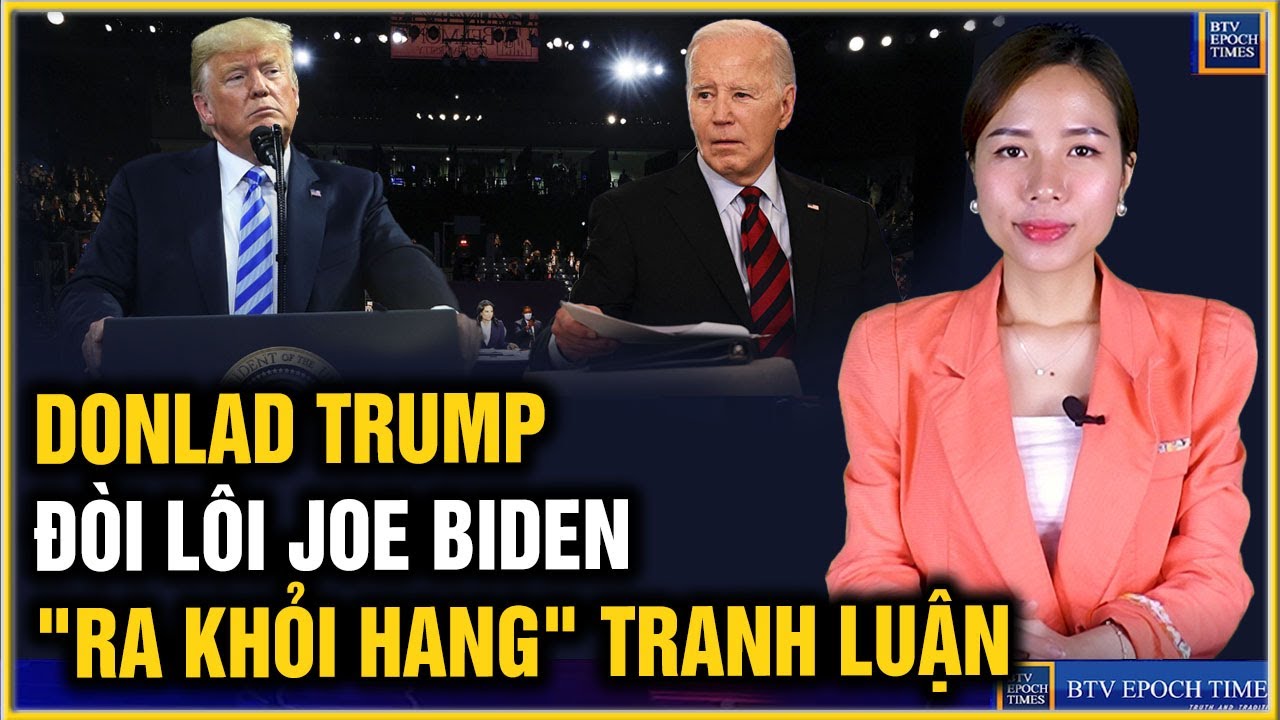 TIN MỚI 8/3: Donald Trump gửi lời THÁCH ĐẤU Joe Biden bước RA KHỎI HANG ...