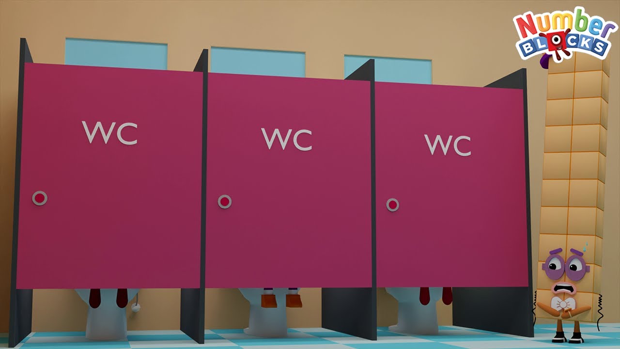 Full!! who is in the toilet, come out quickly - Numberblocks 3D fanmade ...