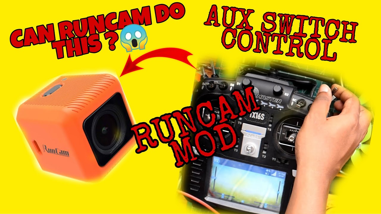 How to control your Runcam 5 action camera using AUX switch in your ...