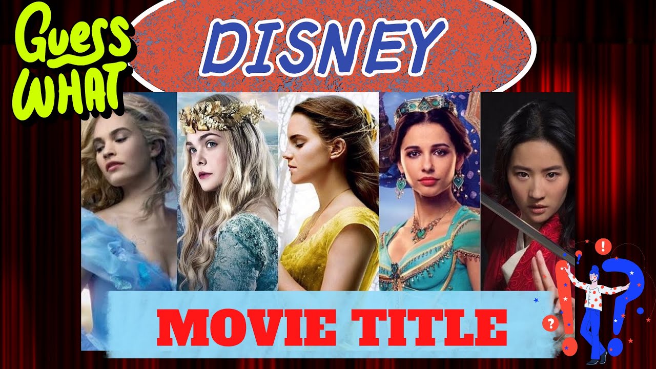 Guess the Disney Movies - YouTube