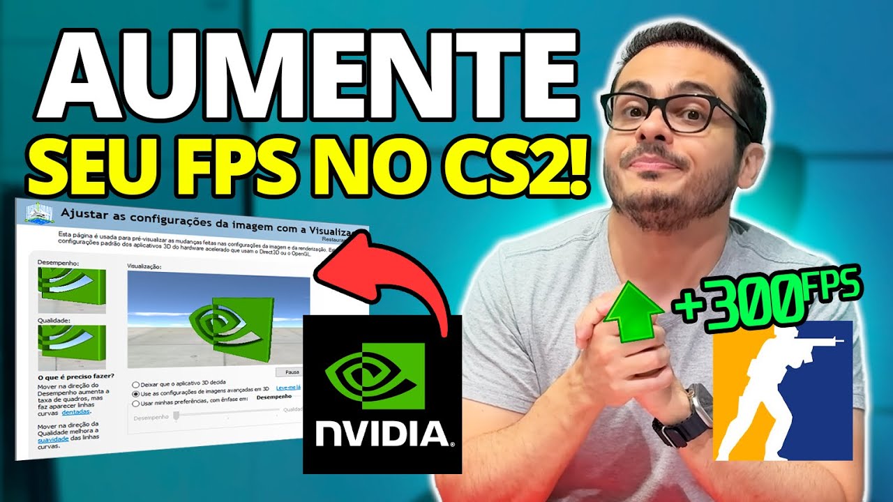 DICA DE COMO CONFIGURAR O PAINEL DE CONTROLE NVIDIA PARA CS2 - QUALIDADE DENTRO DO JOGO - YouTube