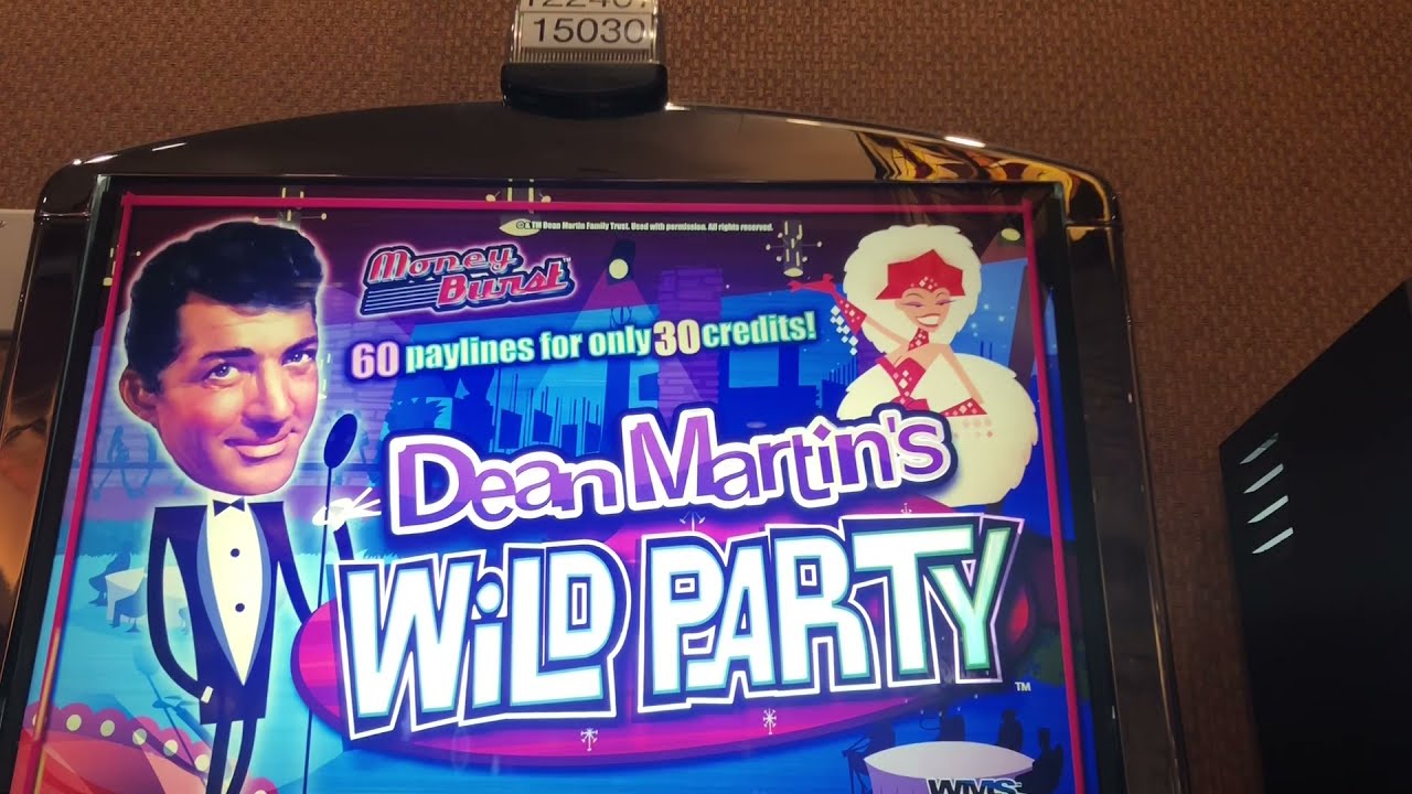 Live play on Dean Martin’s wild party slot machine - YouTube