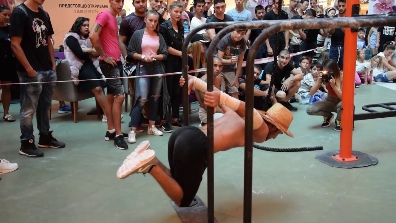 Stoyan Georgiev - At International Street Workout Stage Sep 2018 - YouTube