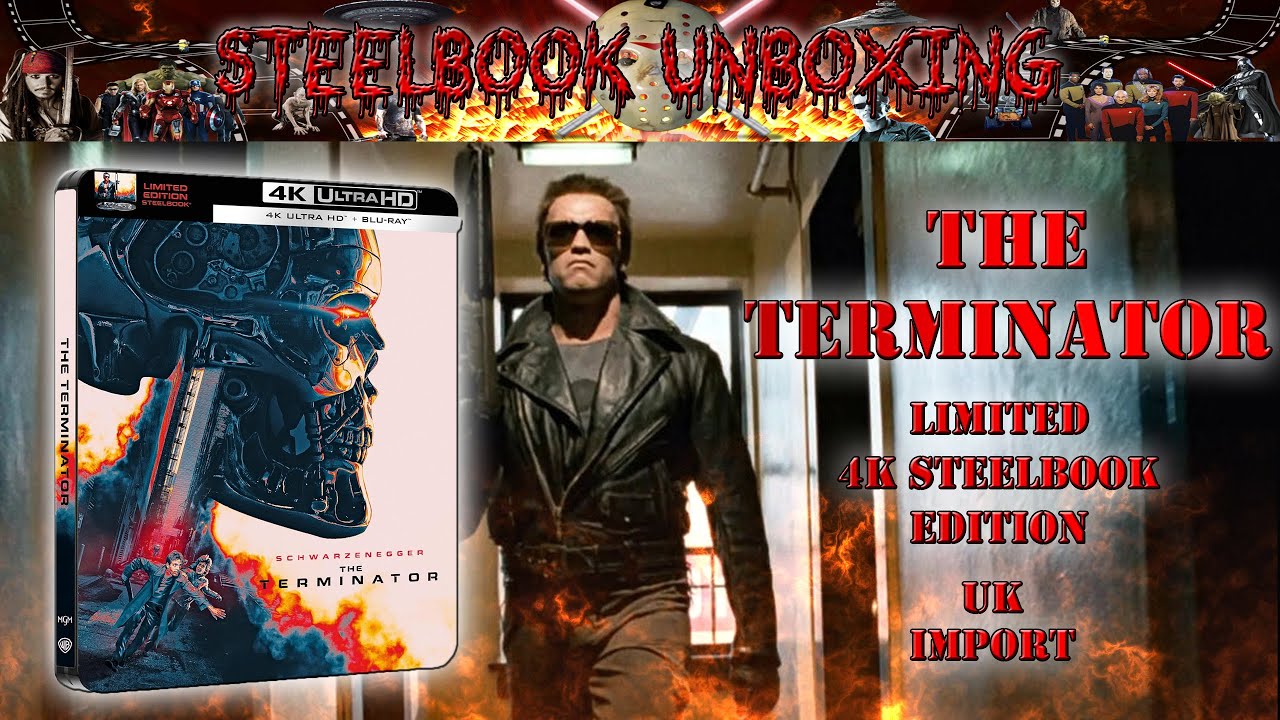 Unboxing - THE TERMINATOR - 4K Steelbook - UK Import - YouTube