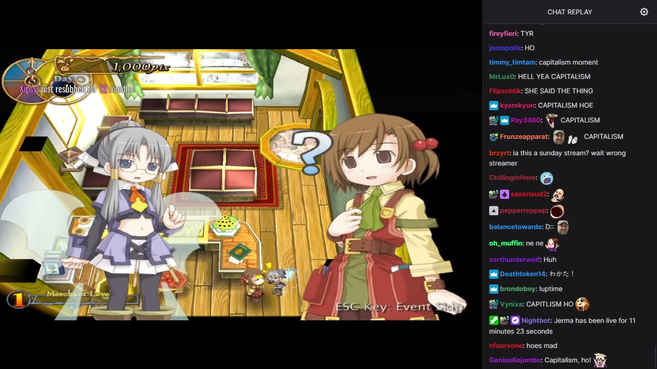 Old Jerma Streams [with Chat] - Recettear: An Item Shop's Tale - YouTube