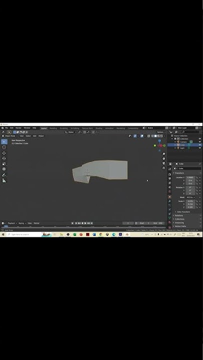 Knife modeling with 3D blender Software #shorts #blender #knifemaking - YouTube