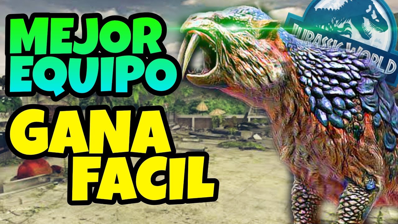🔥GUIA COMO GANAR RAID🔥SMILONEMYS BOSS MEJOR EQUIPO RAIDS JURASSIC WORLD ...