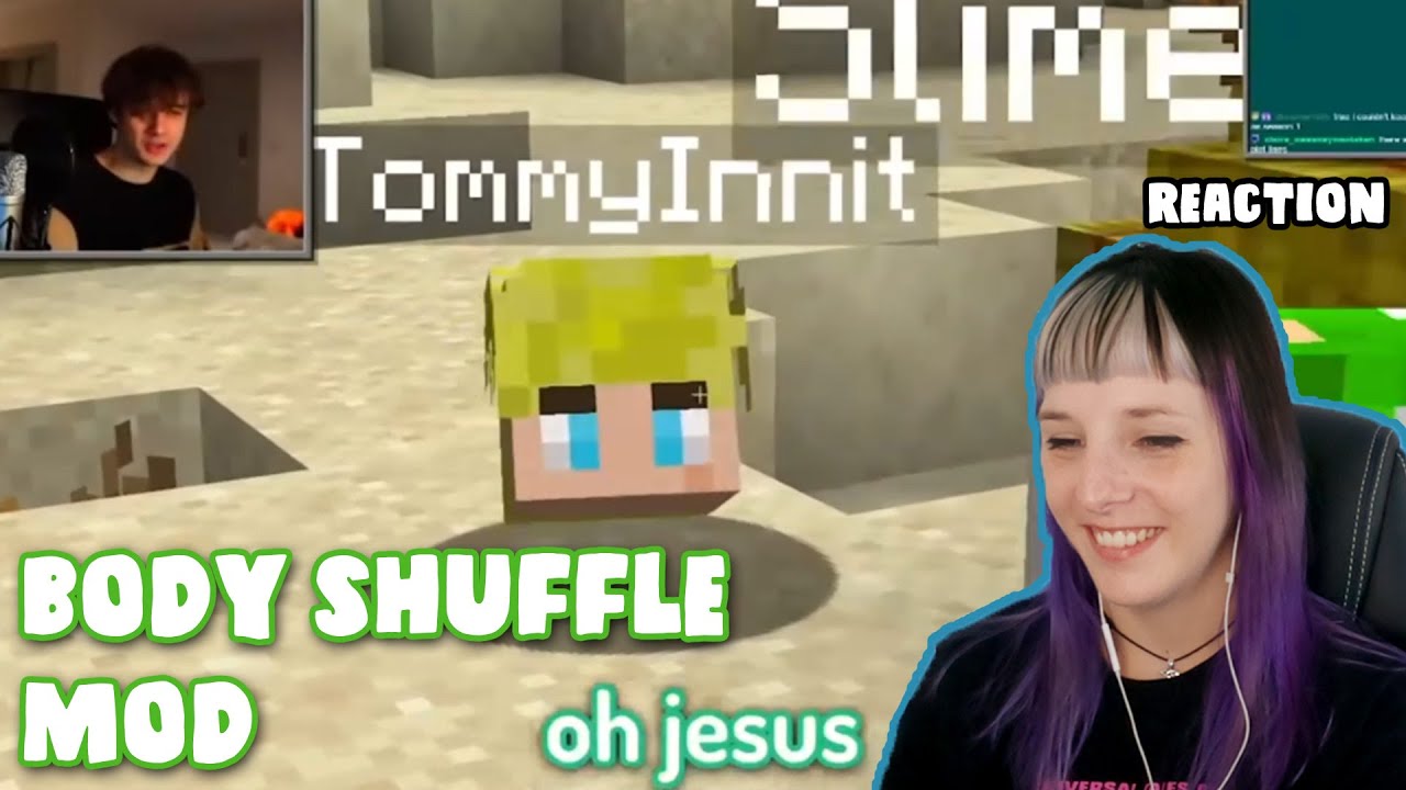 TommyInnit's Minecraft Body Shuffle Mod Is Stupidly Funny | REACTION ...