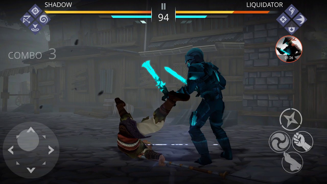 Shadow fight 3, defeated liquidator In insane - YouTube