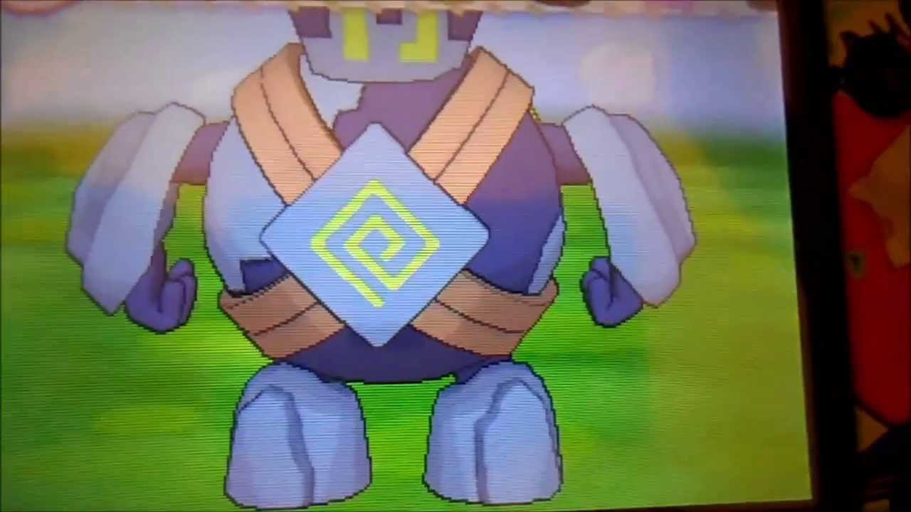 Pokemon X And Y Shiny Golett ! - YouTube