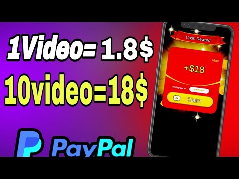 Earn Money by watching Short Video 18$ PayPal earning app Love Bubble Blast app - YouTube