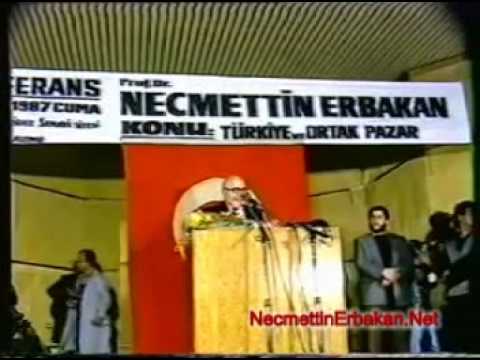No 294 Prof  Dr  Necmettin ERBAKAN Türkiye ve Ortak Pazar Konulu Konferans RP 16 1 1987