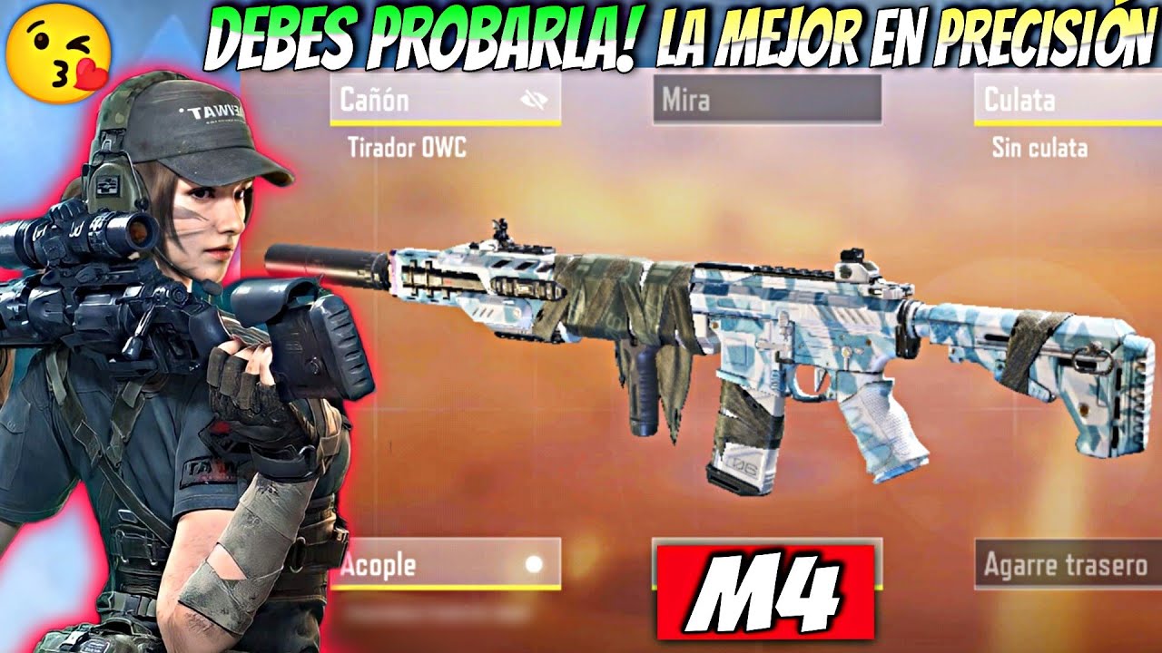 🙂MATA RÁPIDO¡ LA MEJOR CLASE DE LA M4 COD MOBILE BATTLE ROYALE MEJORES ...