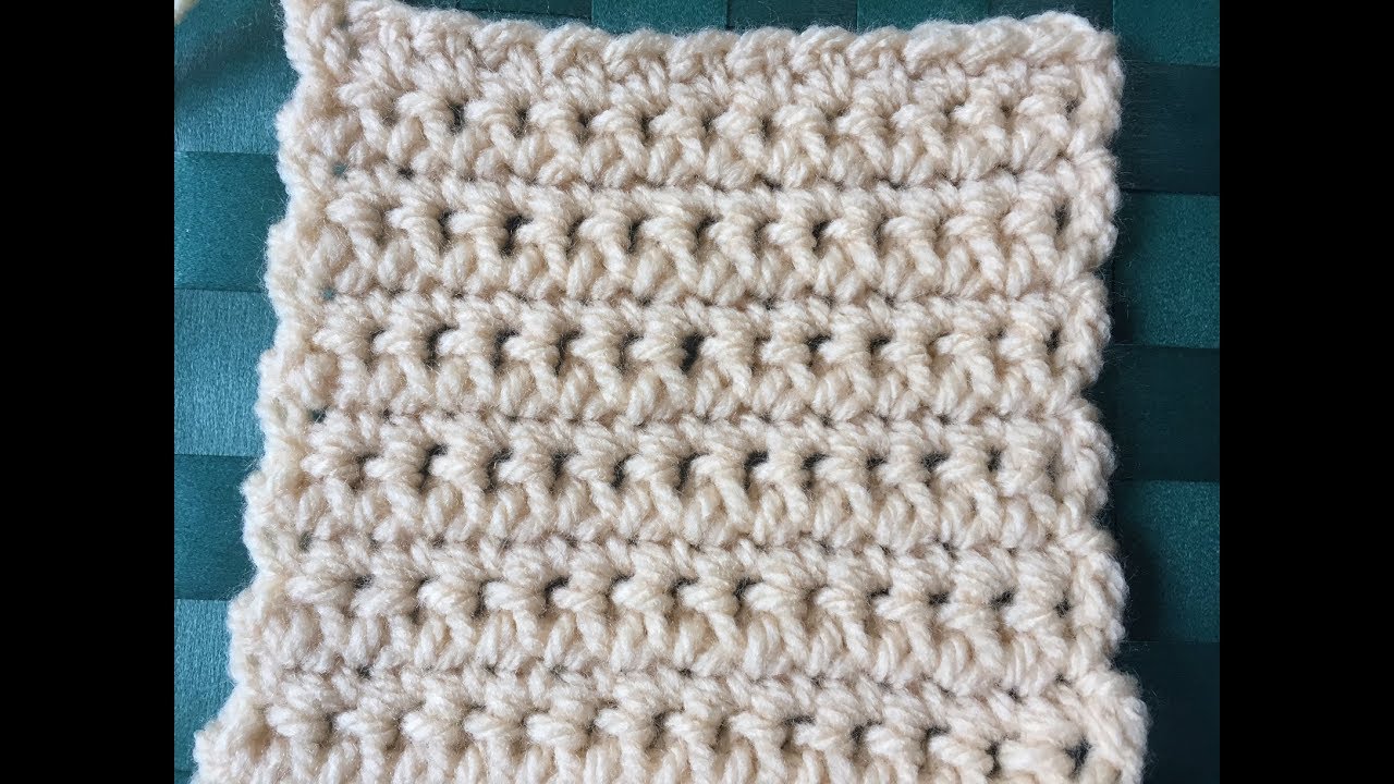 CROCHET BEGINNER STITCH TUTORIAL #1 - YouTube