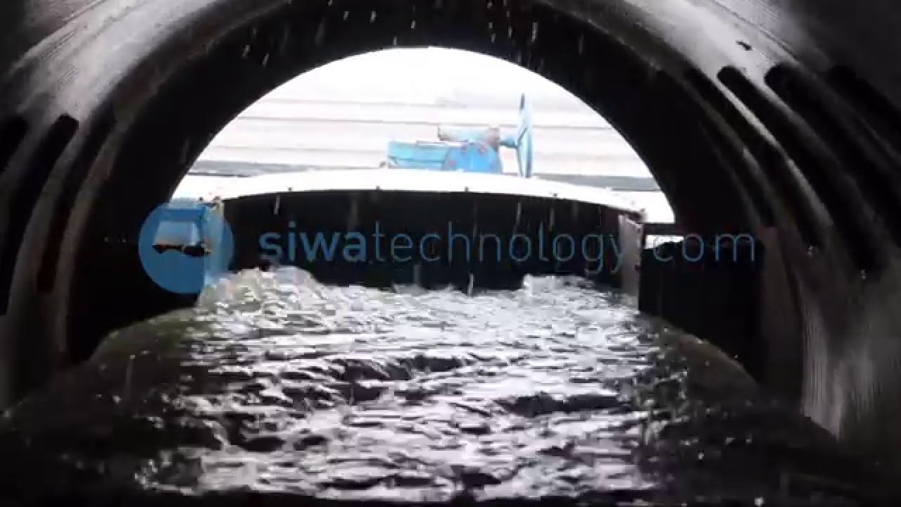 Filtro Rotativo Autolimpiante Tratamiento Aguas Municipales. Tamiz ...