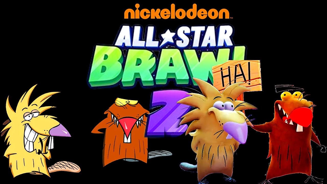 NICKELODEON ALL-STAR BRAWL 2 ANGRY BEAVERS Reaction - YouTube