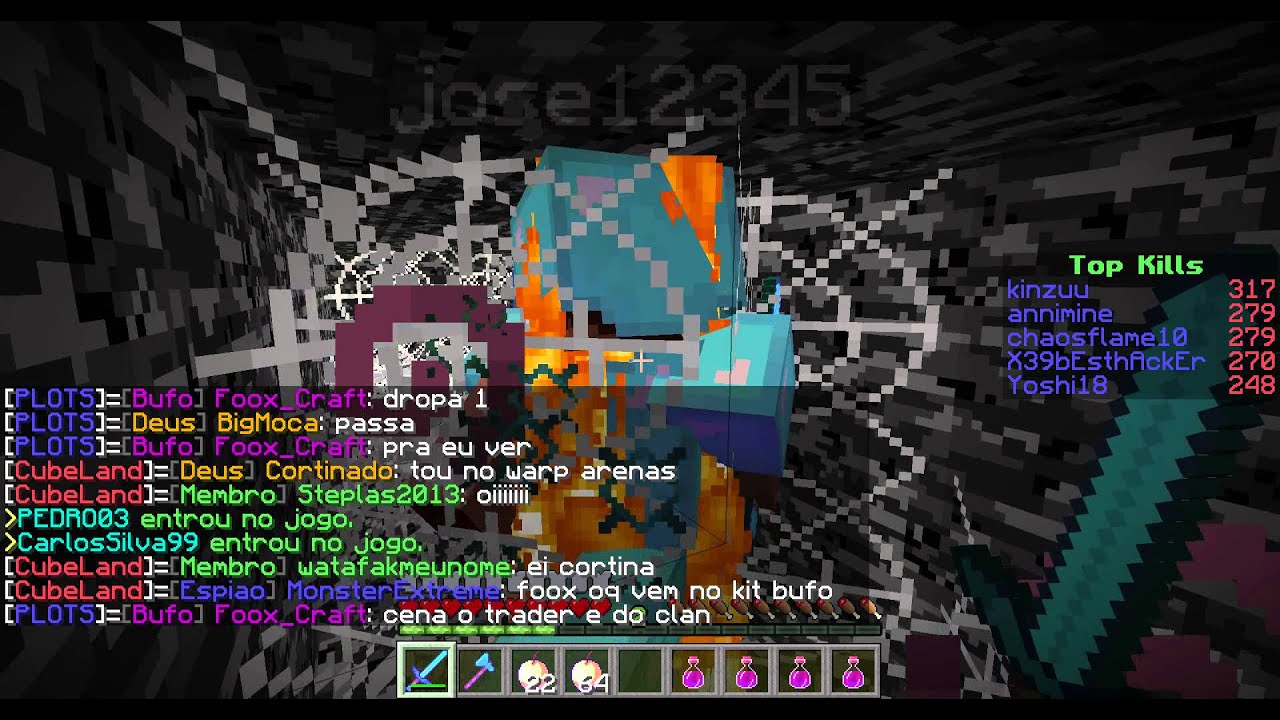 Minecraft - Super_NerD , Usando Hacks - pvp.mc-cubeland.net - YouTube