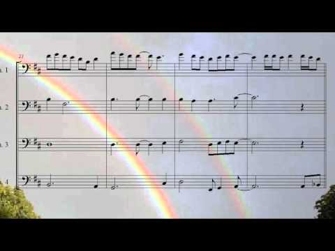 Double Rainbow Song - Trombone Quartet - YouTube