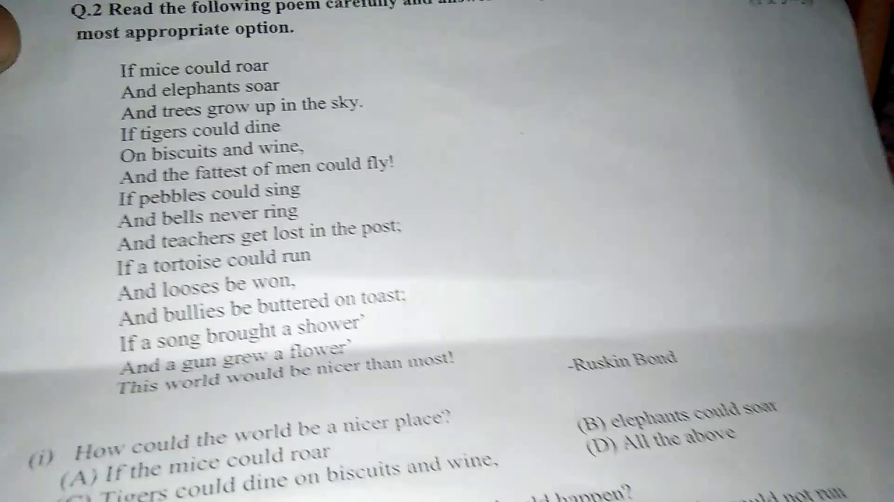 Cbse English periodic test 2and latest sample papers - YouTube