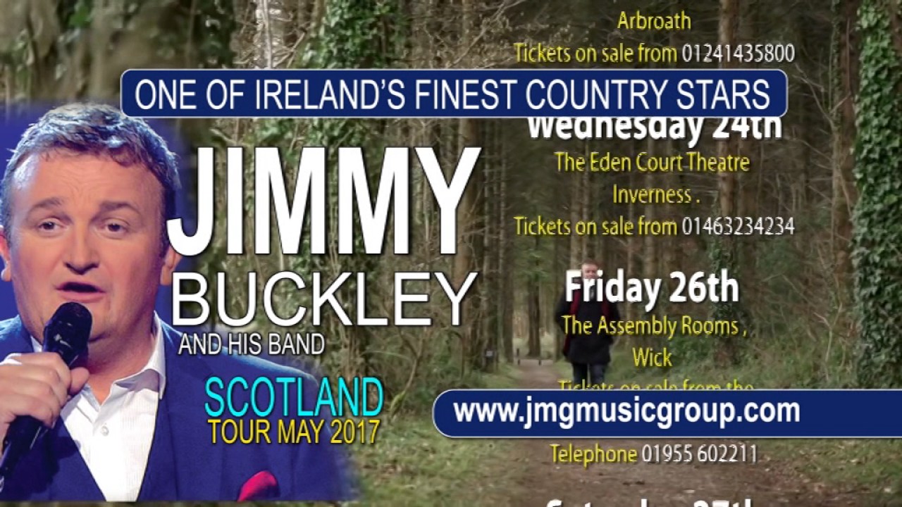 Jimmy Buckley May 2017 Scotland Tour AD - YouTube