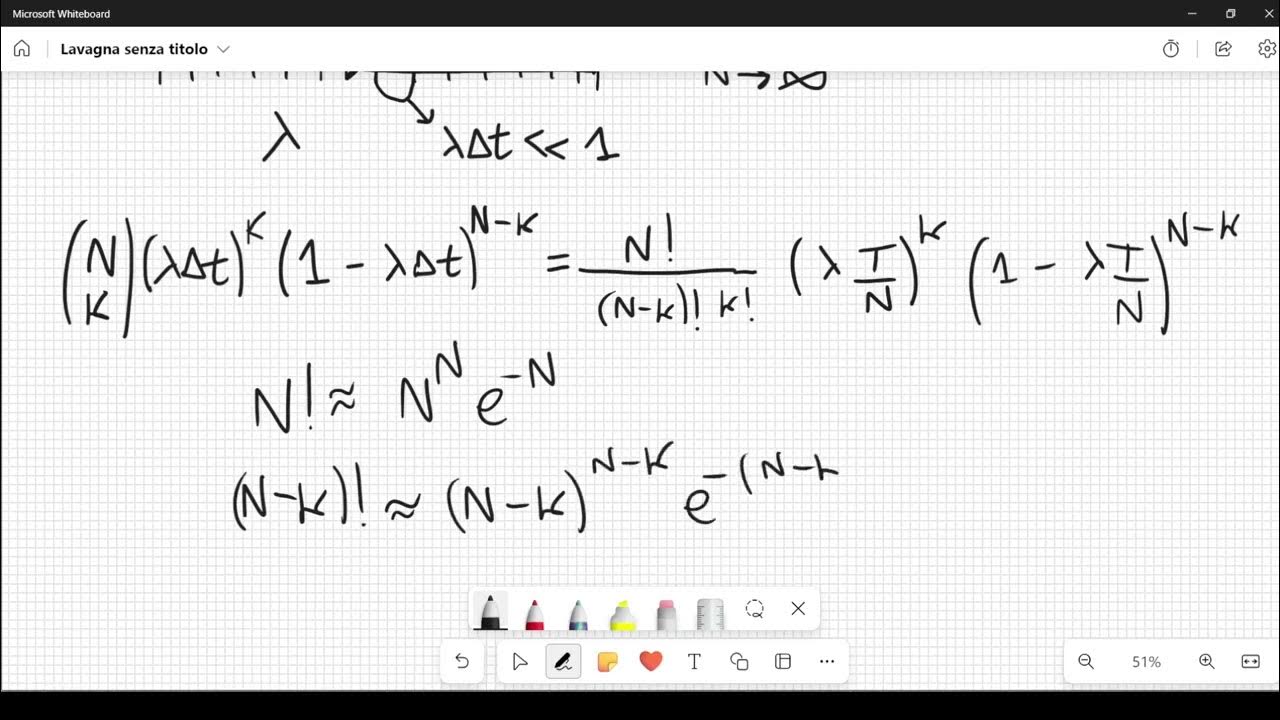 Derivation of Poisson Distribution - YouTube