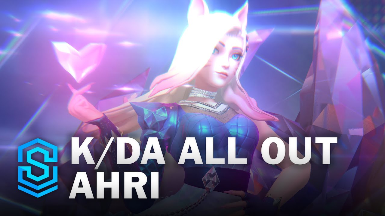 K/DA ALL OUT Ahri Wild Rift Skin Spotlight - YouTube