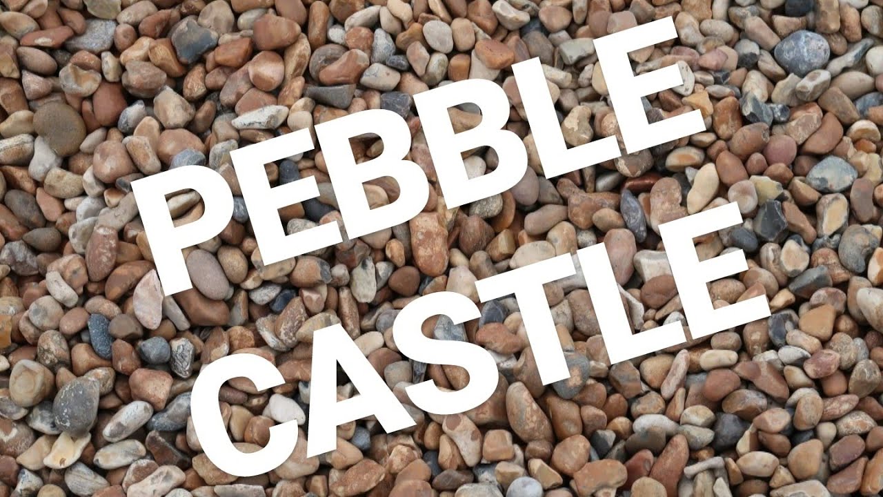BUILDING A SAND CASTLE OUT OF PEBBLES [Brighton beach UK] - YouTube