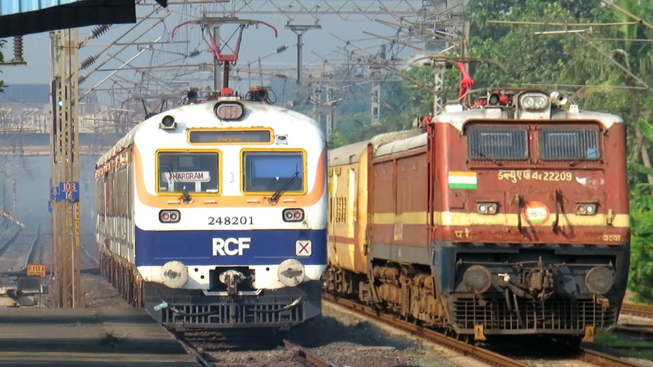 🔥130 KMPH CAPABLE WAP-4? || [HUMSAFAR + NAGERCOIL EXPRESS] TOP SPEED ...