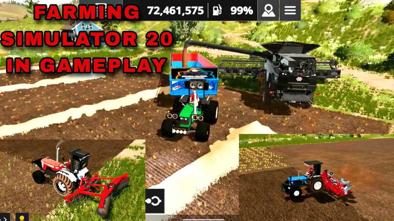 FS 20 INDIAN TRACTOR MOD // FS 20 GAMEPLAY // FARMING SIMULATOR 20 ...