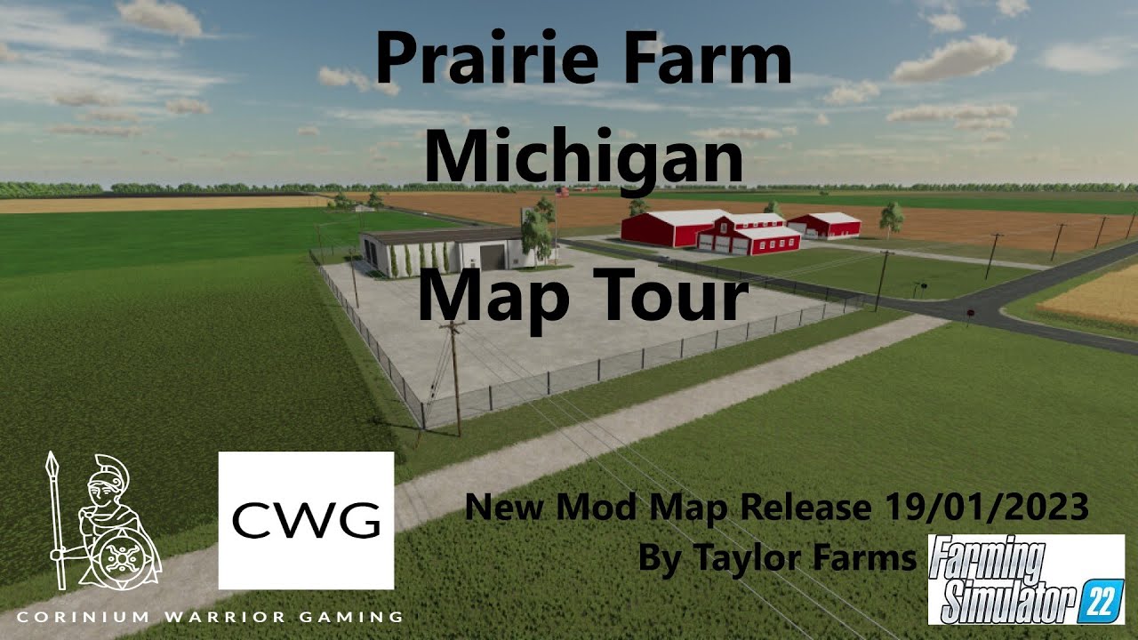 FS22 Prairie Farm Michigan Map Tour by Taylor Farms on Xbox Console ...