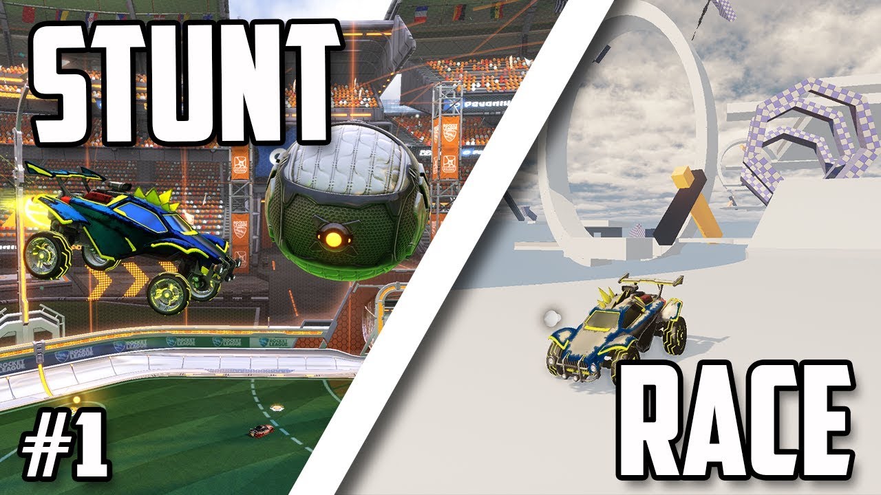 | Awesome stunt/race map | Rocket League | Maps - YouTube