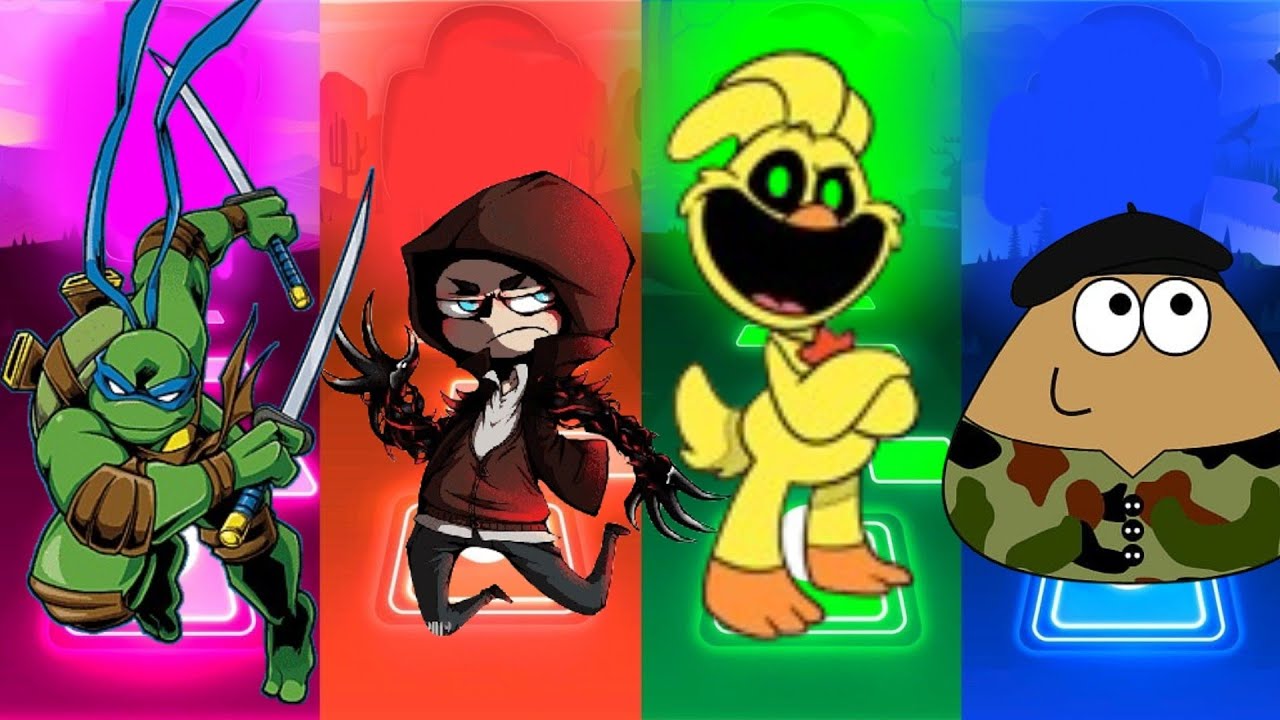 the prototype hornstramp 🆚 pou horror skunk🆚 ninja turtles 🆚maga mix ...