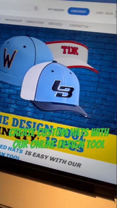 Custom Hats Using Our Online Design Tool - YouTube