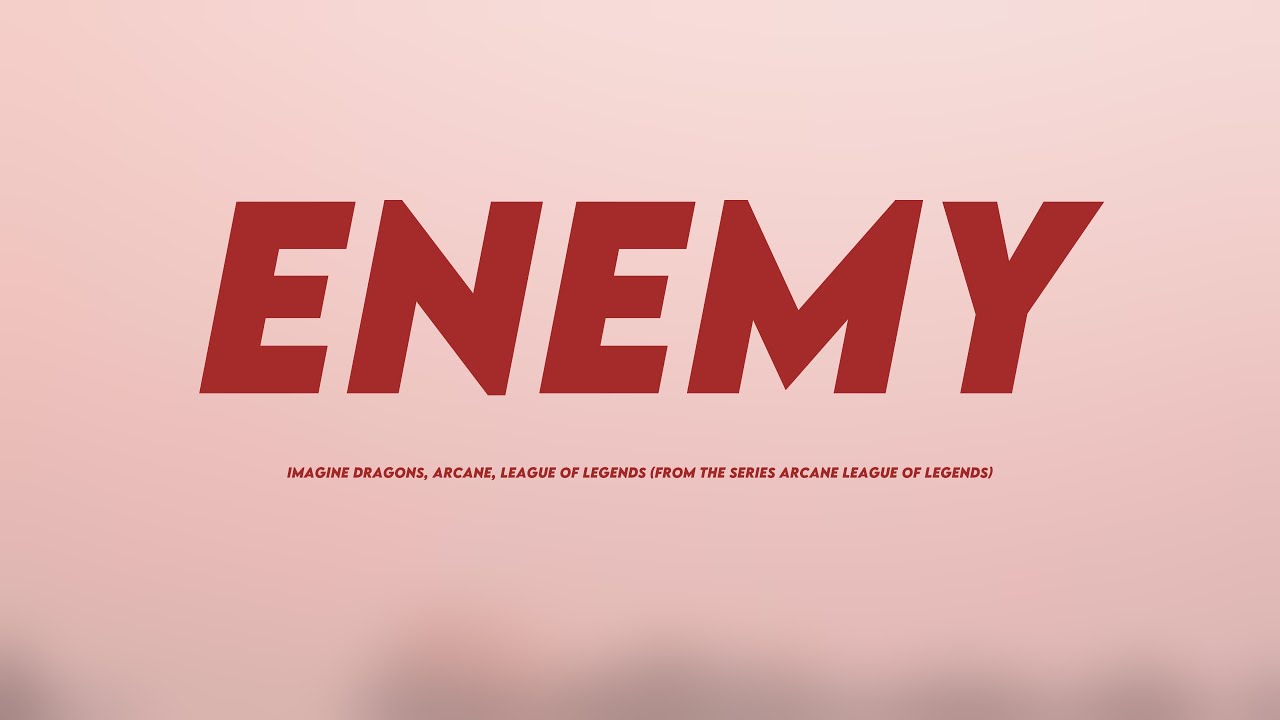 Enemy - Imagine Dragons, arcane, League Of Legends (from the series ...