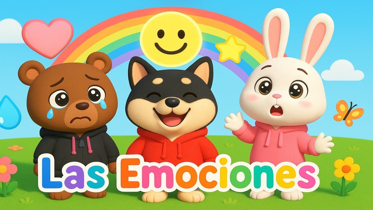 Las Emociones🎤 Aprende a Identificar cantando🌈Canción de las emociones ...
