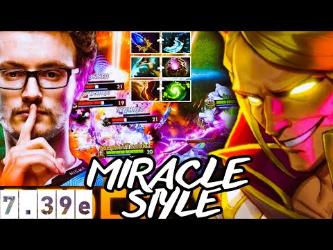 Miracle Style Invoker Gameplay 7.39e (NEW PATCH)