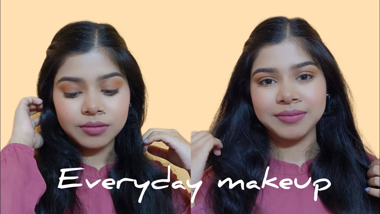 Everyday simple makeup tutorial - YouTube