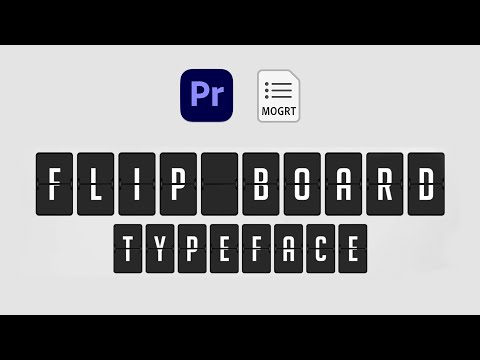 Flip Board - Animated Typeface, a Templates & Theme by Poly Artboard