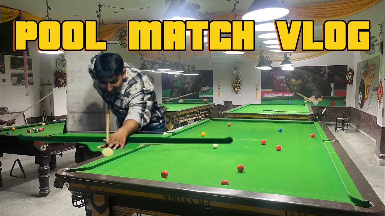 POOL MATCH VLOG | SNOOKER | STRIPE AND SOLID BALL - YouTube