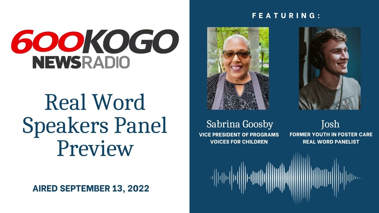 Voices for Children on Newsradio 600 KOGO - YouTube