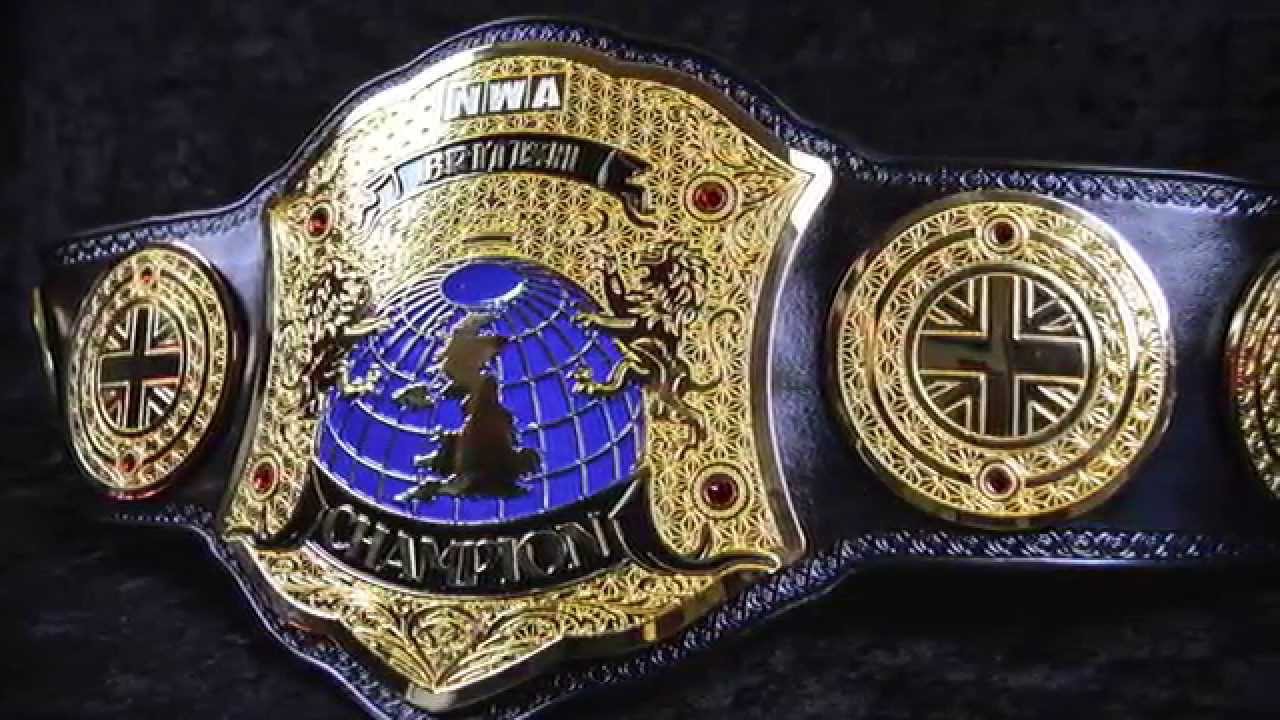 NWA British Championship Title Belt - Made by Leather Rebels - YouTube
