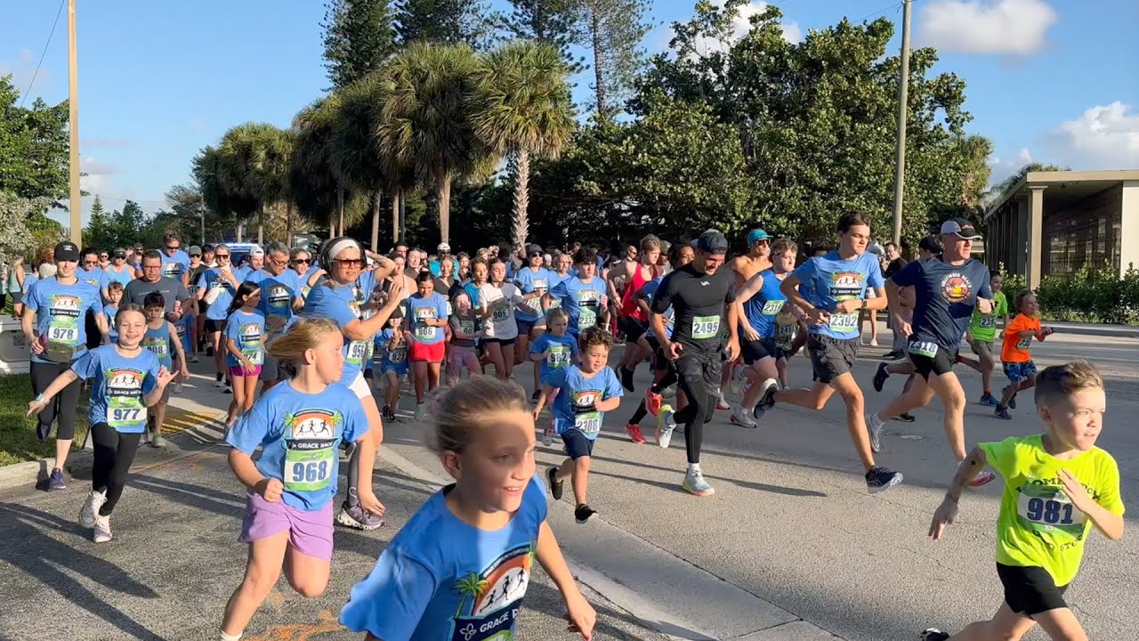 2025 Grace Race 5K & 1 Mile Fun Run/Walk - YouTube