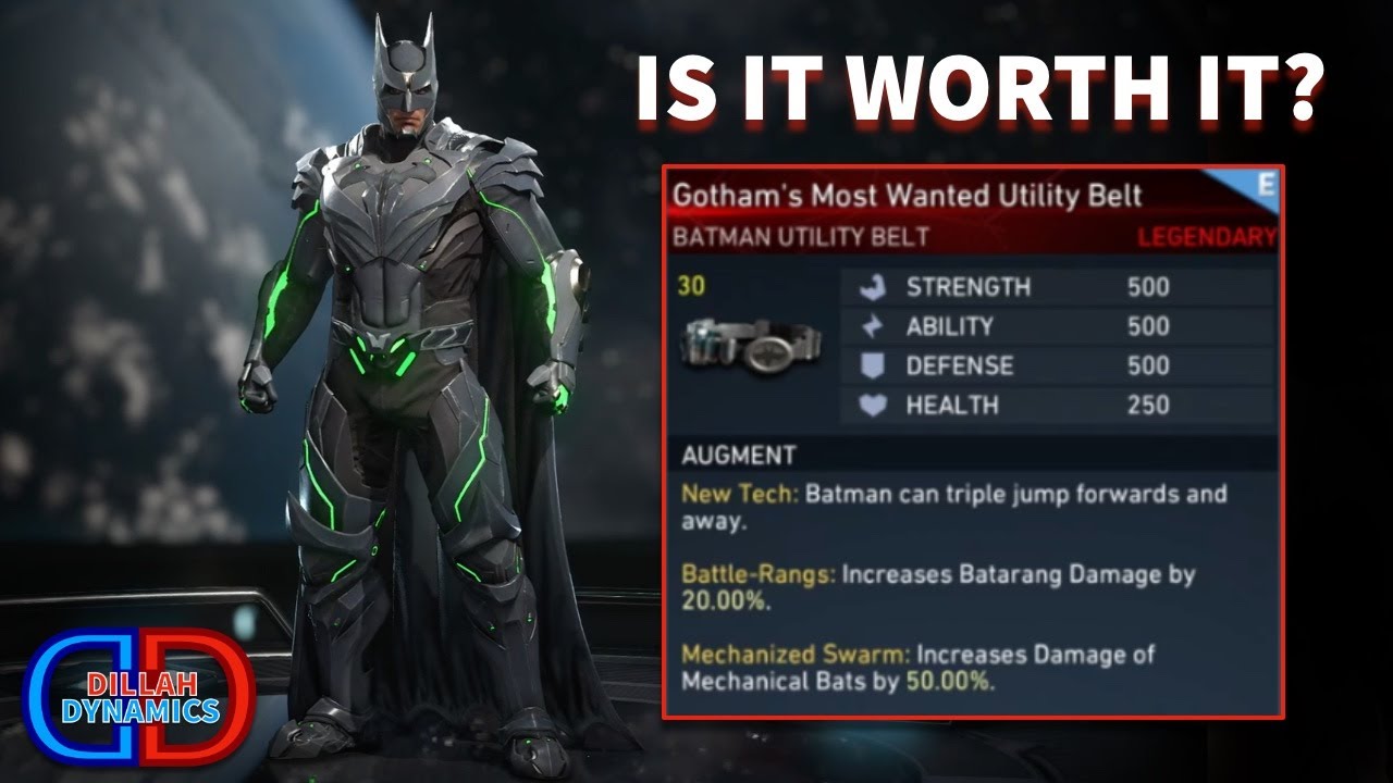 I FINALLY Unlocked Batman's LEGENDARY Gear! Was It Worth The Grind ...