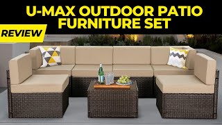 U MAX 7 Piece Outdoor Patio Furniture Set Review